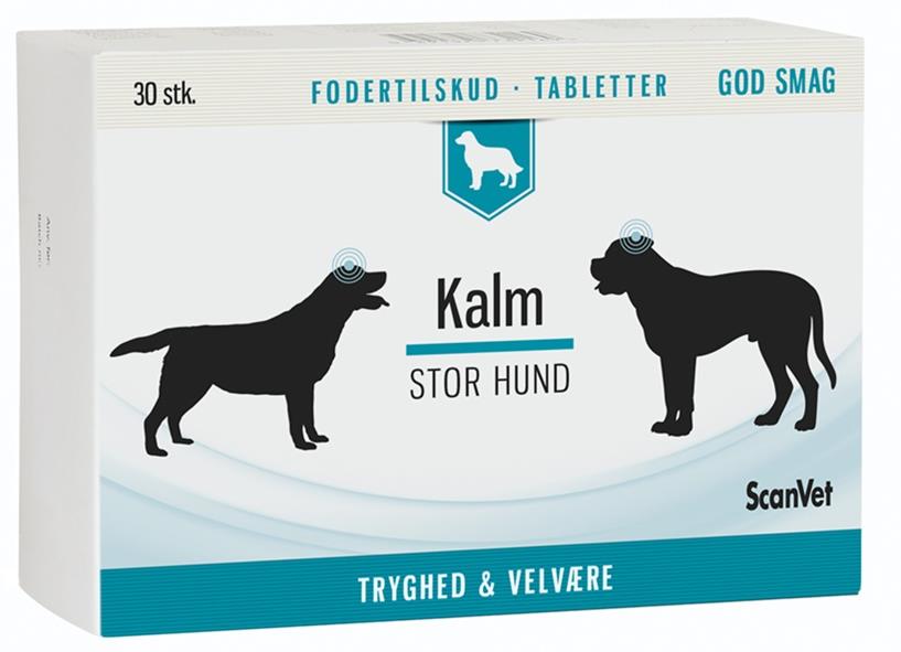Kalm til hund - Køb Kalm tabletter og fodertilskud til hunde